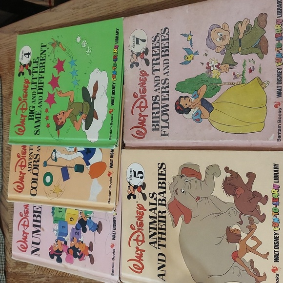 Disney | Other | Walt Disney Funtolearn Library Book Bundle | Poshmark